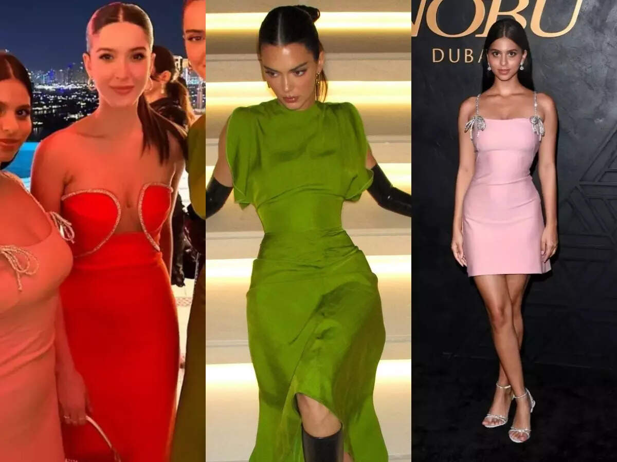 Suhana Khan and Shanaya Kapoor up the hotness quotient with Kendall ...