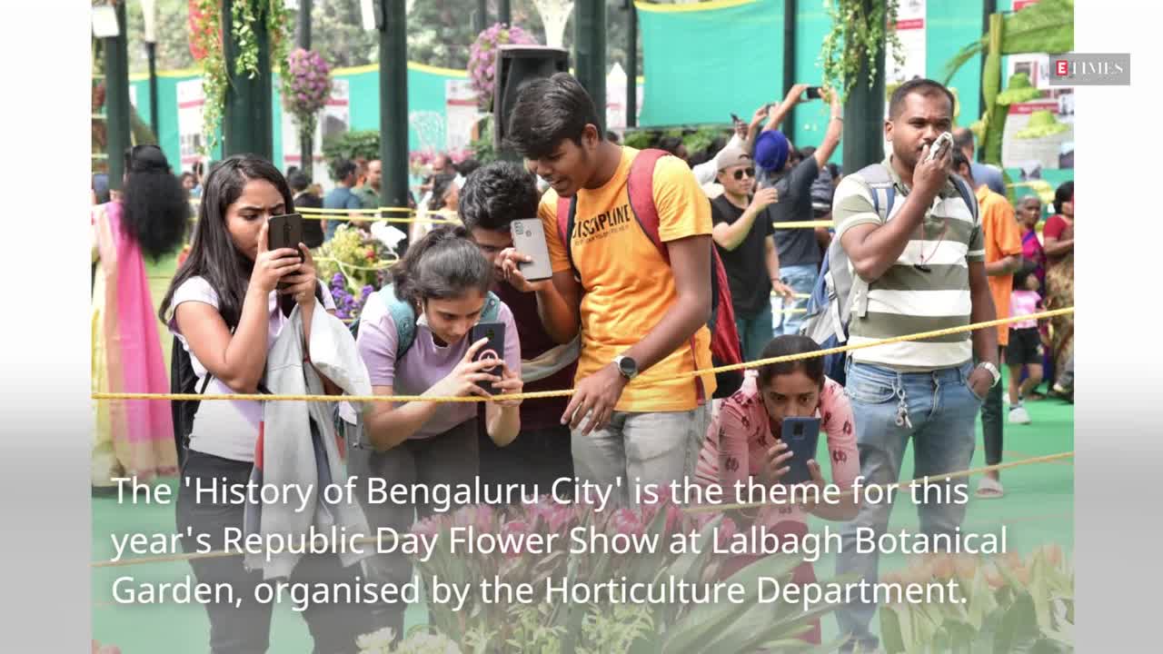 Republic Day Flower Show: Bengaluru's rich history blooms at Lalbagh