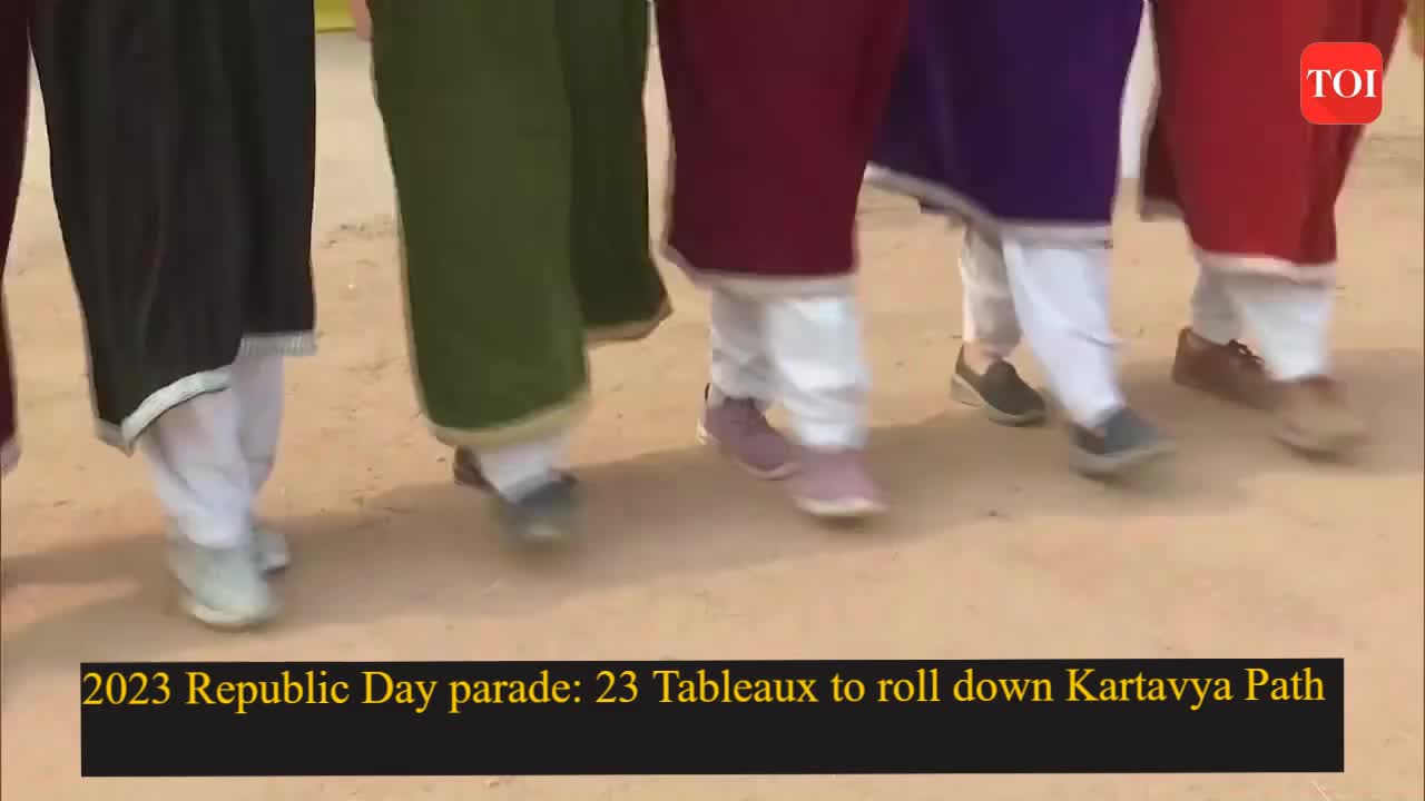 kartavya path: 2023 Republic Day parade: 23 Tableaux to roll down Kartavya Path