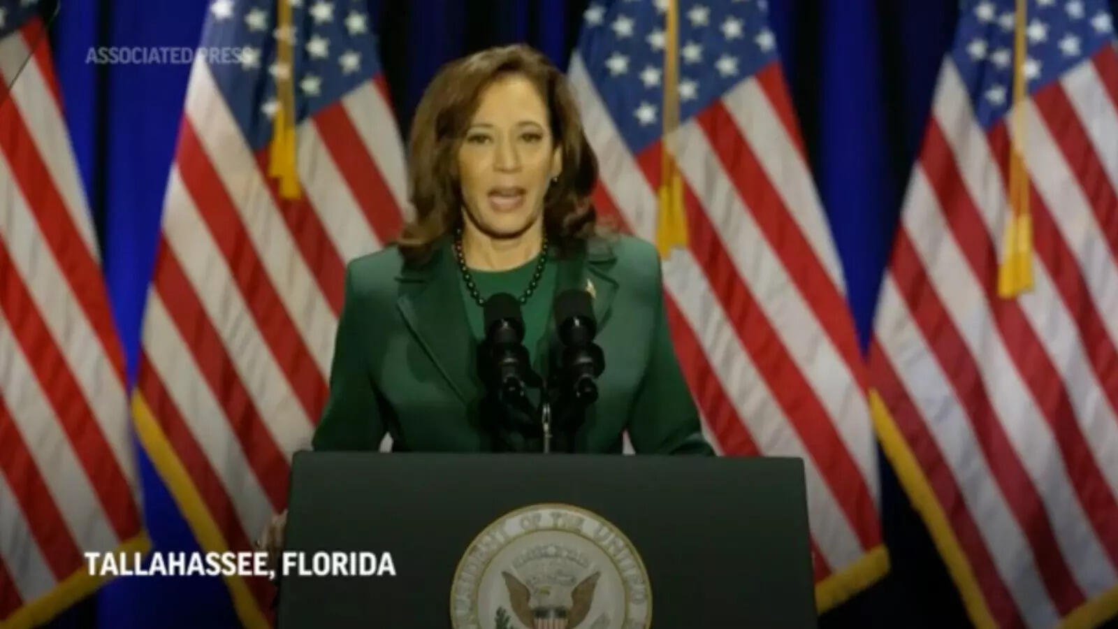 US Vice President Kamala Harris rallies against abortion rights rollback