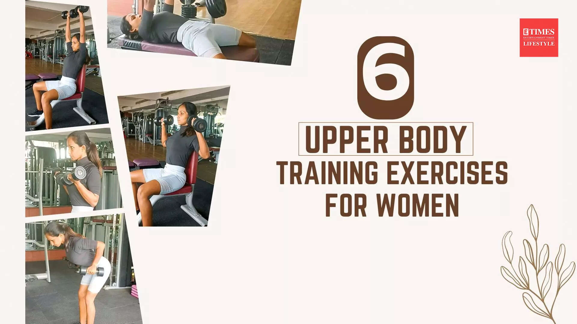 6 upper body training exercises for women
