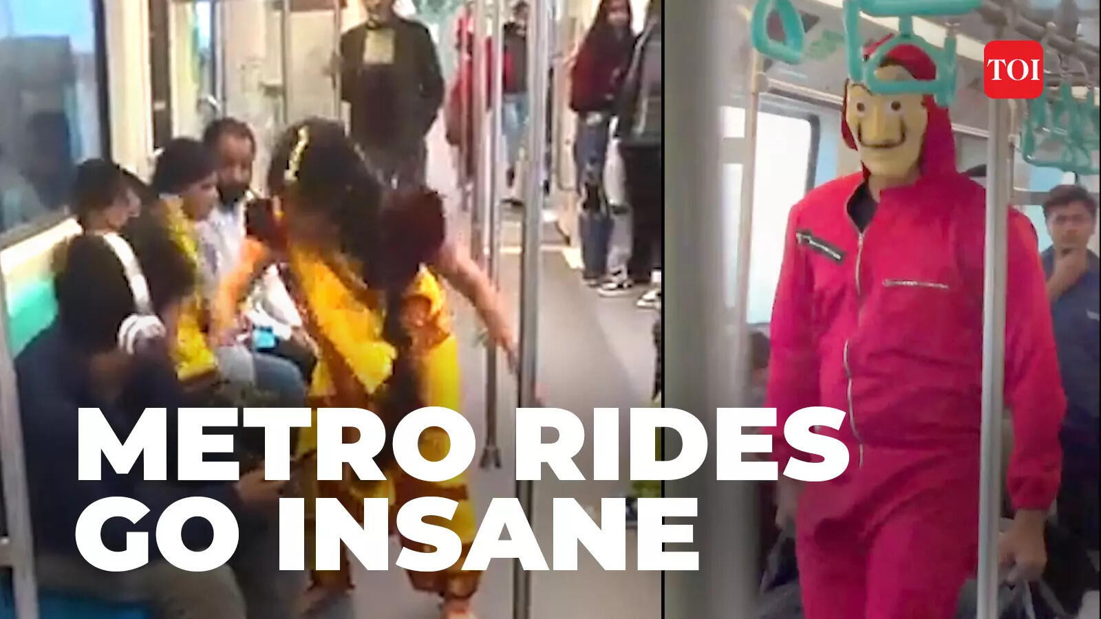 Watch: Why this young woman's entry terrified Delhi metro commuters