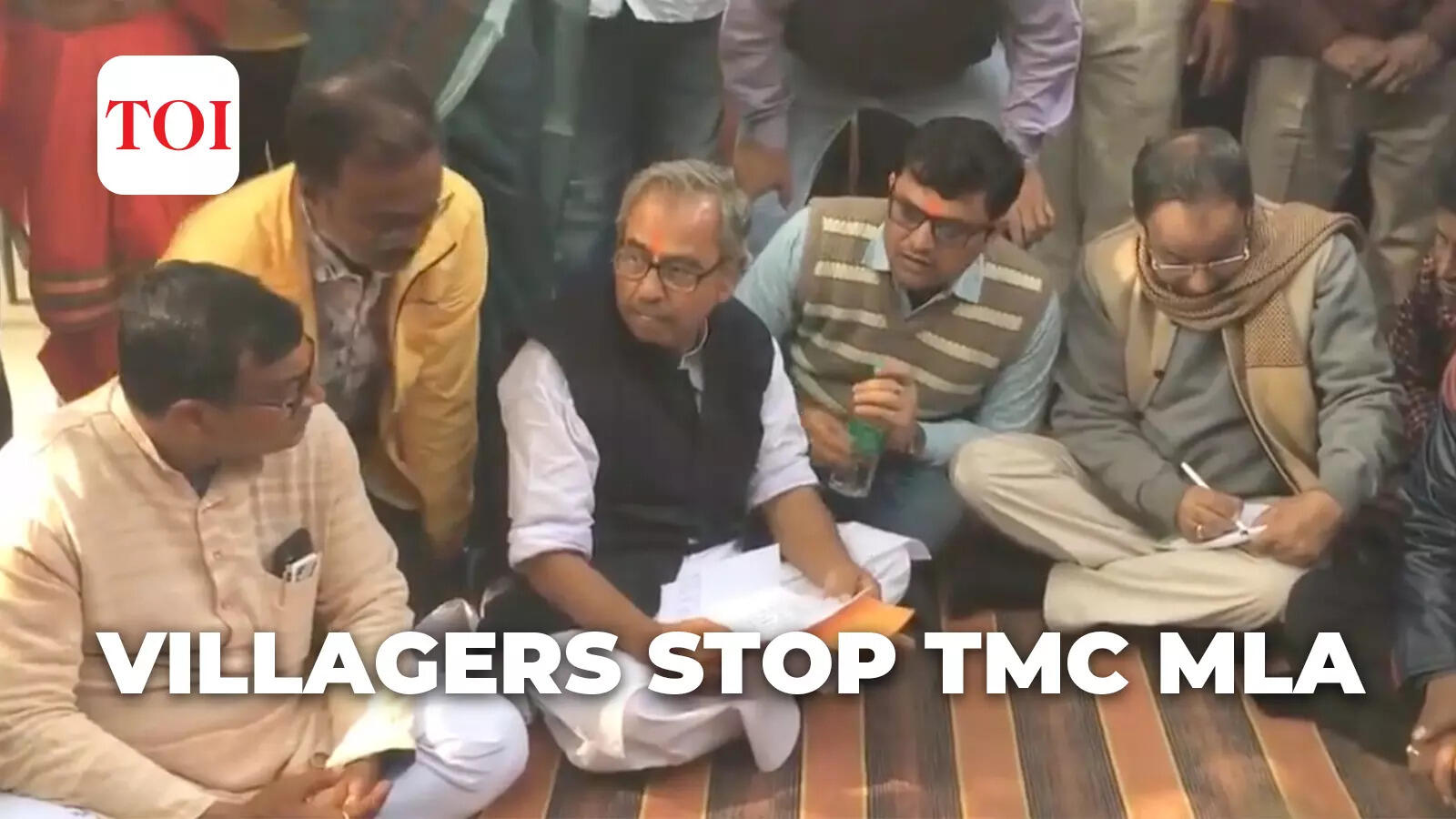 West Bengal: TMC MLA Ashis Banerjee faces protest, villagers stop his ...