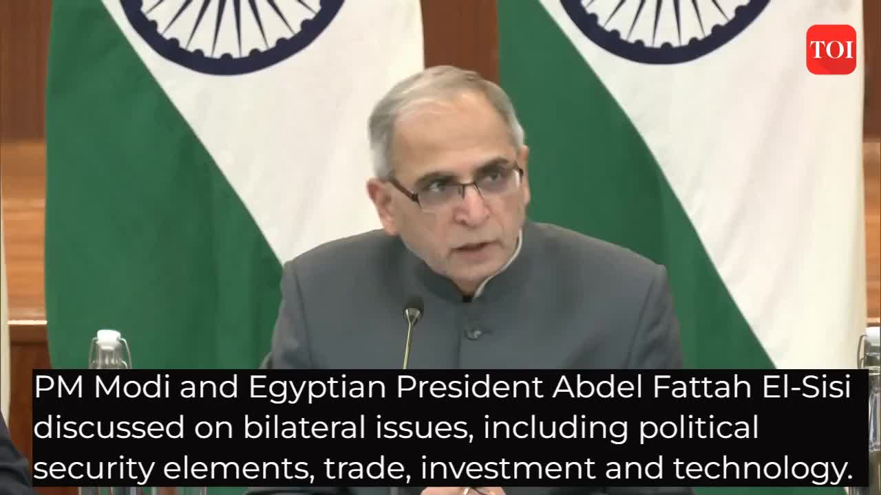 PM Modi holds talks with Egyptian President Abdel Fattah El-Sisi