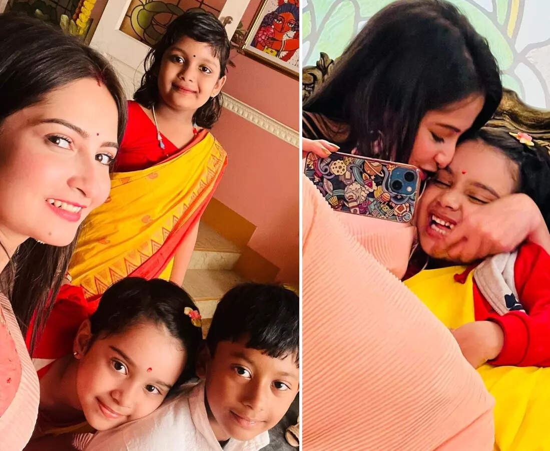 Shreema Bhattacherjee has a blast with her new friends on Gaatchora’s ...