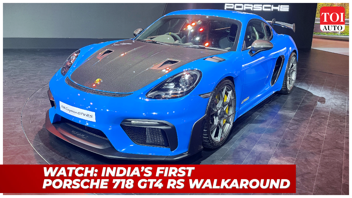 Porsche 718 GT4 RS walkaround: 493 hp track-focused car comes to India