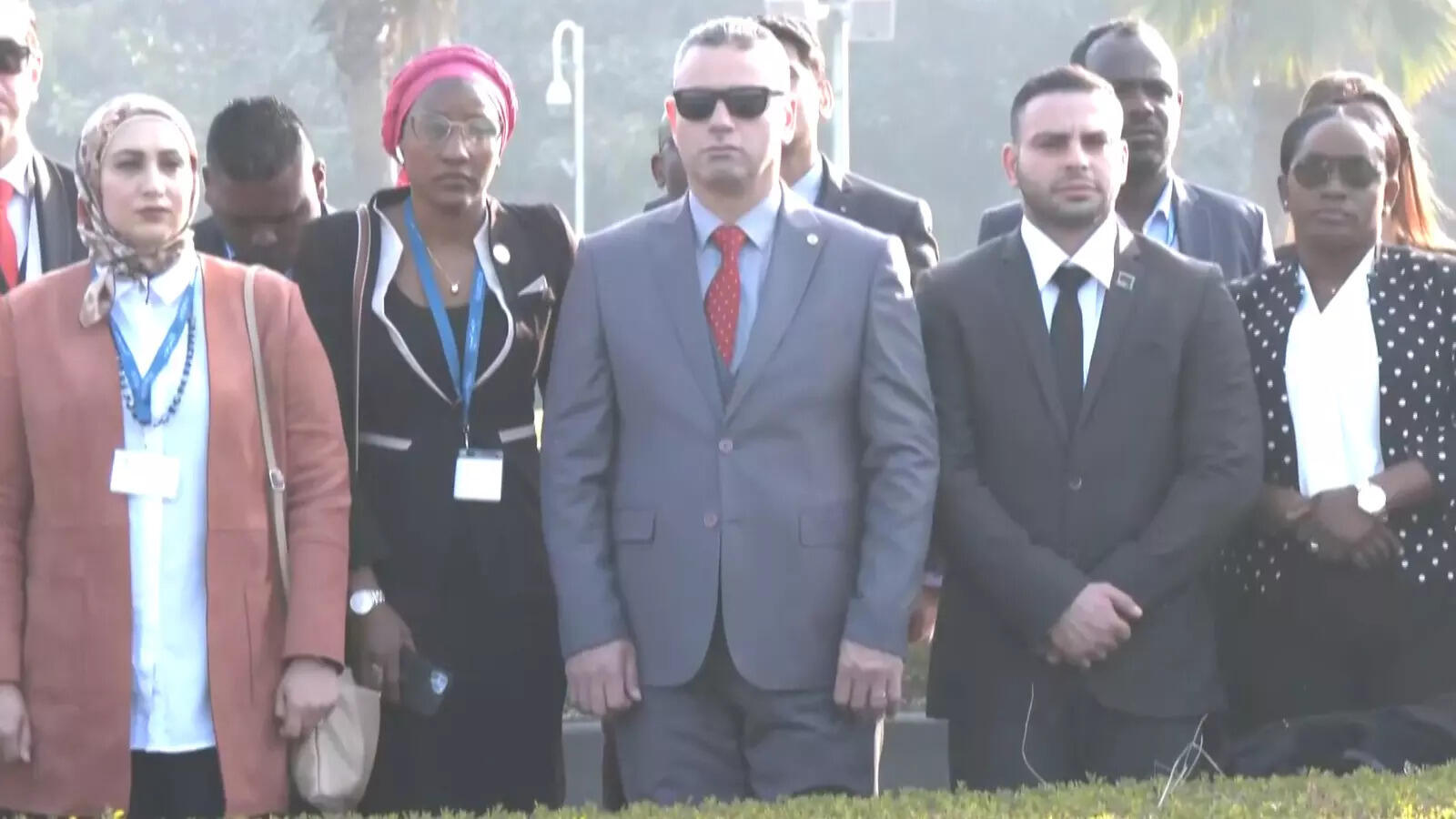 Interpol delegation with officers from various countries pay tribute at ...