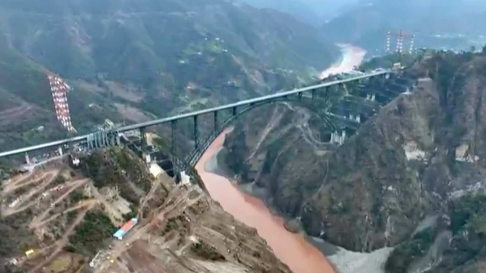 Chenab bridge: Watch glimpses of world’s highest arc bridge