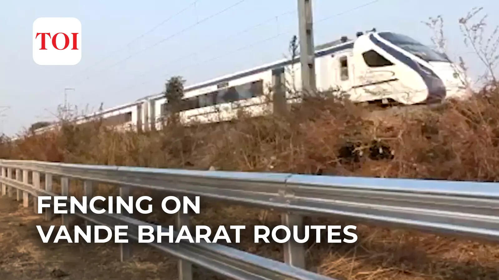 Watch: Railways starts fencing of rail tracks on Vande Bharat routes