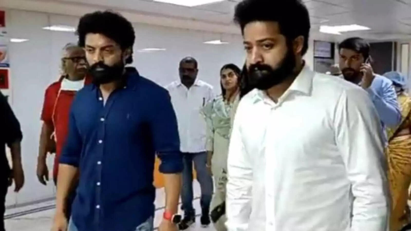 Jr. NTR visits his cousin Nandamuri Taraka Ratna at a hospital; shares his health update