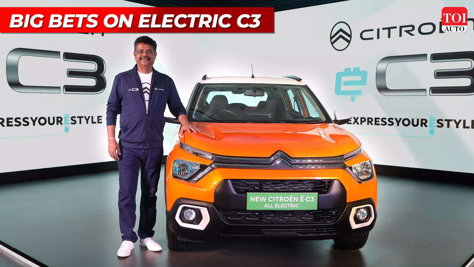 Citroen eC3: Company aims to become major EV player in India | TOI Auto