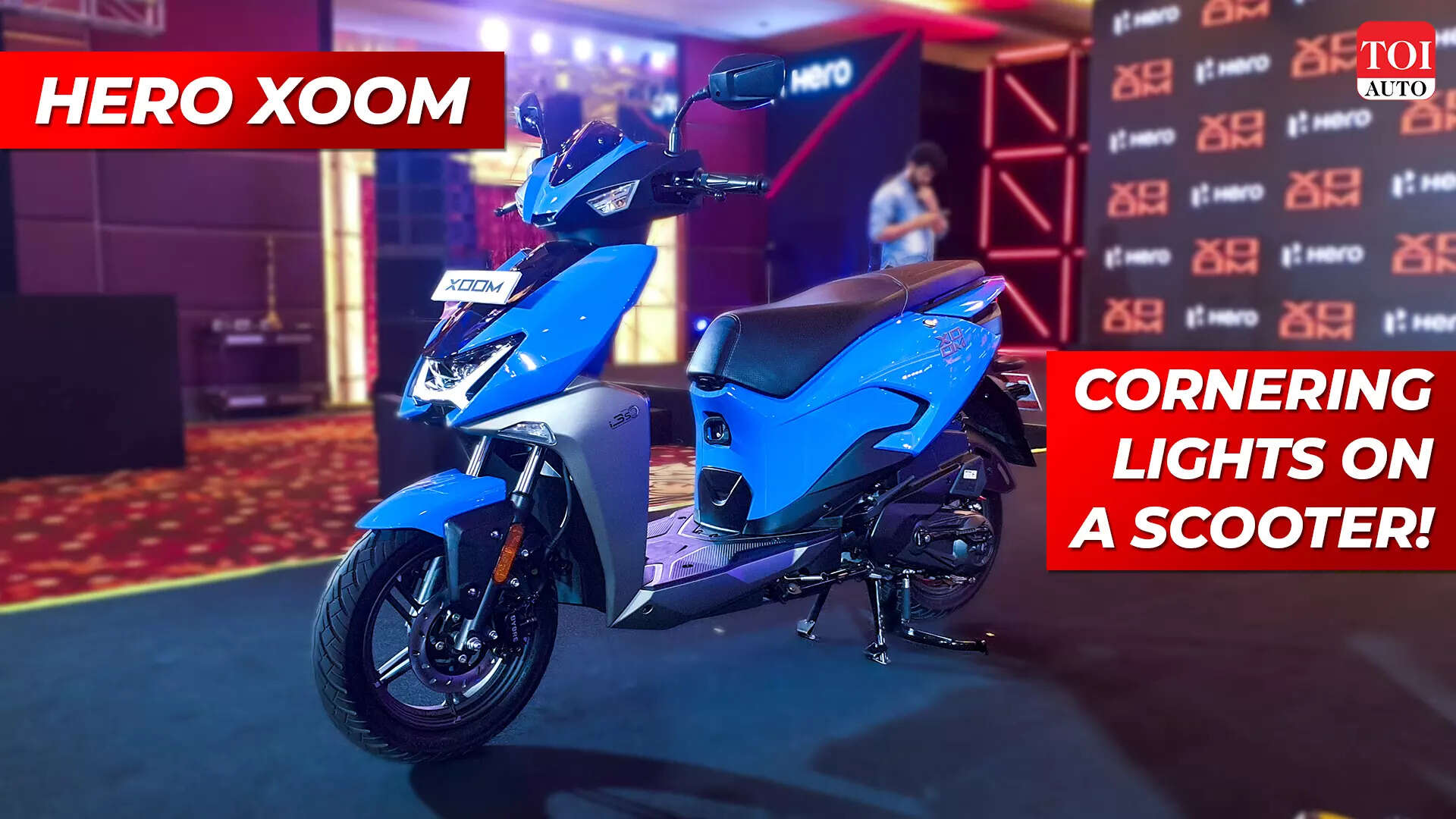 Hero Xoom Walkaround & Pricing | Only scooter with cornering lights ...