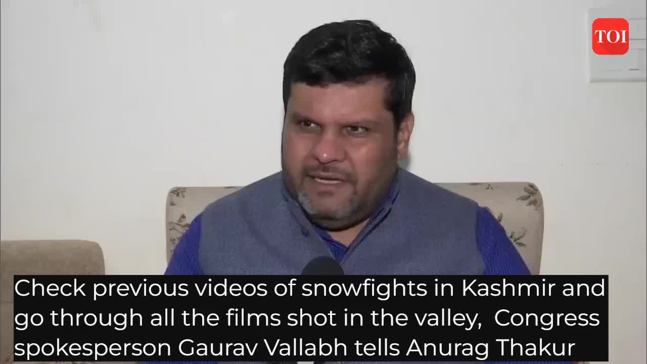 Anurag Thakur's remarks reflects his frustration and insecurity: Congress' Gaurav Vallabh