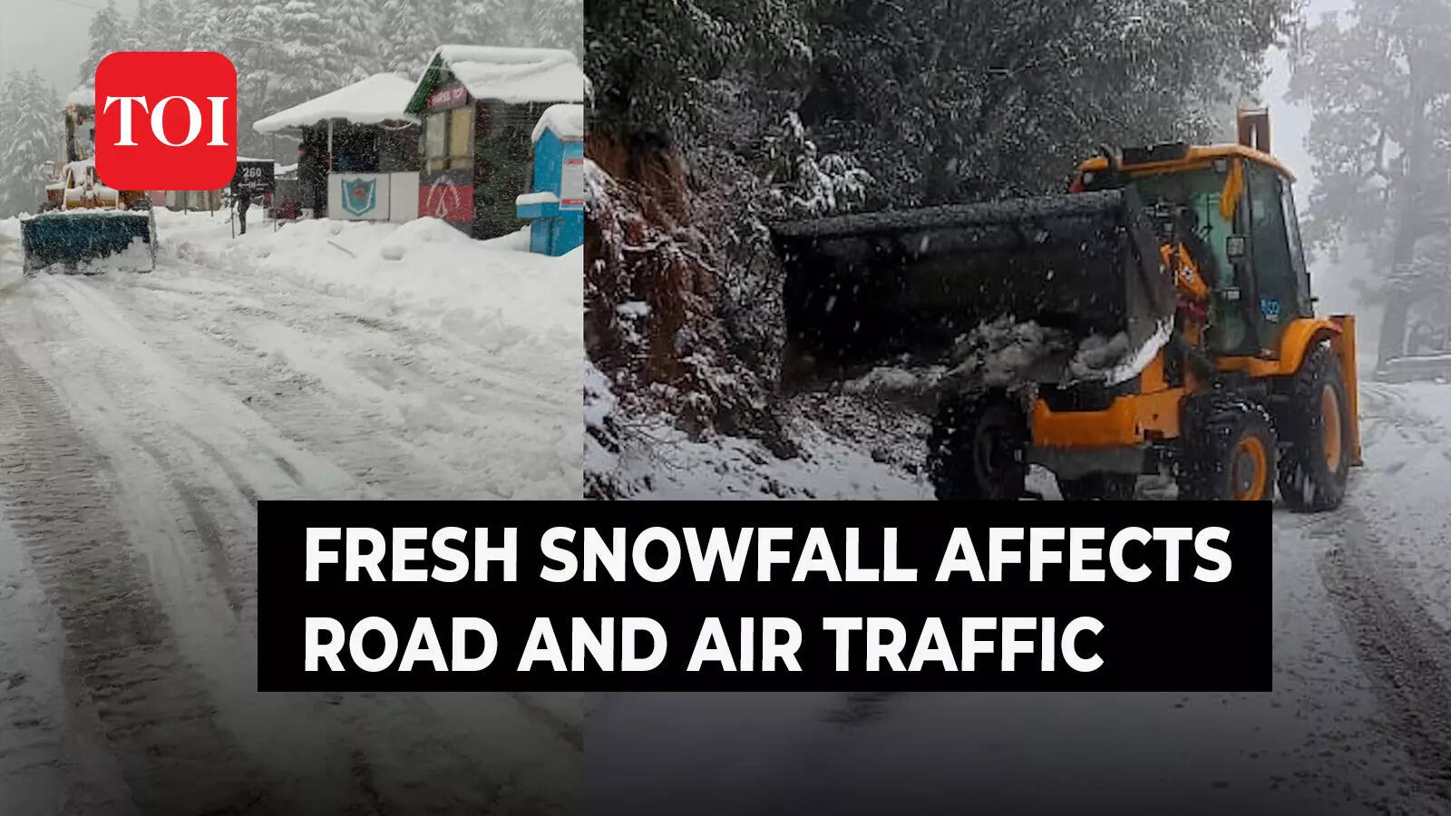 Heavy snowfall: Normal life disrupted in Jammu & Kashmir, Himachal ...