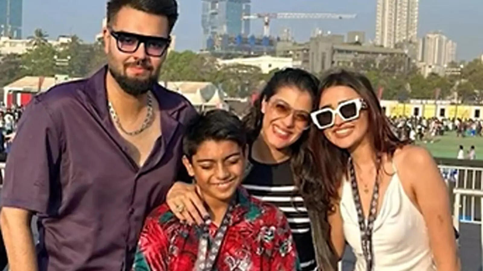 Ajay Devgns Son Yug Attends A Concert In Mumbai With Mommy Kajol