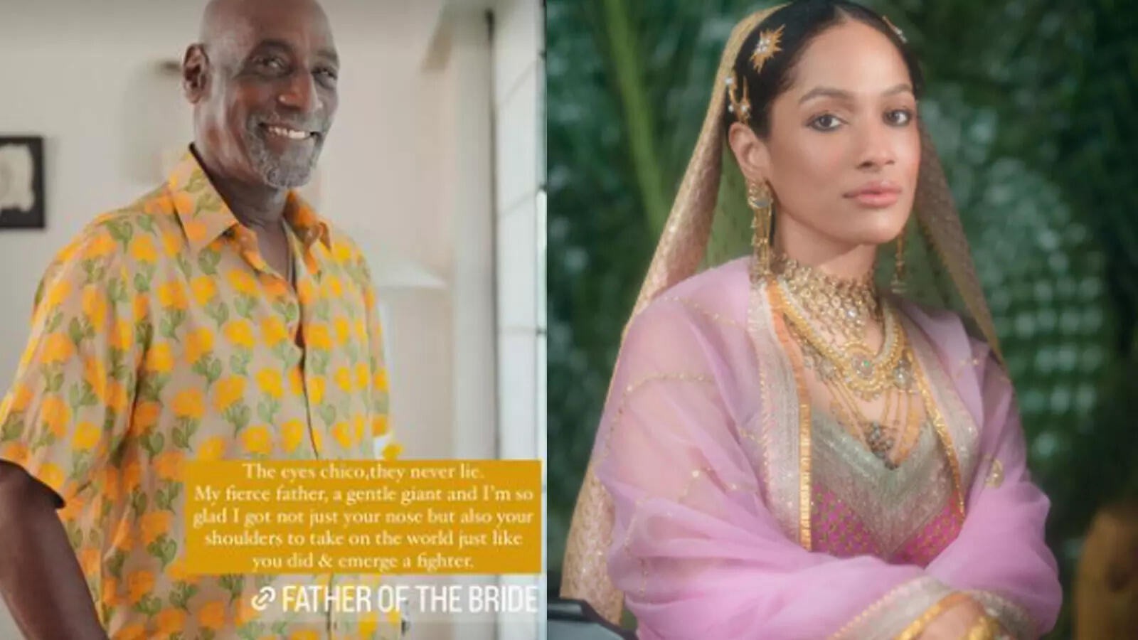 Masaba Gupta dedicates notes to 'gentle giant' father Sir Vivian Richards