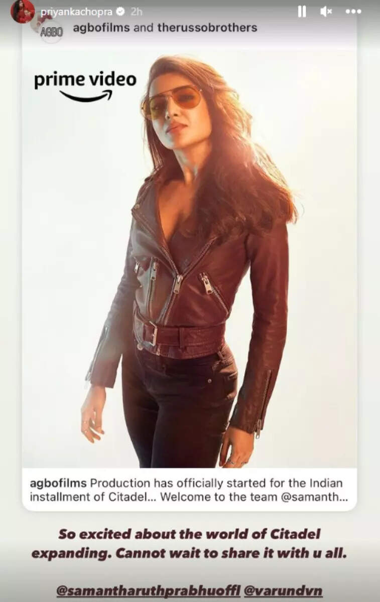 Priyanka Chopra welcomes Samantha Ruth Prabhu into the world of ...