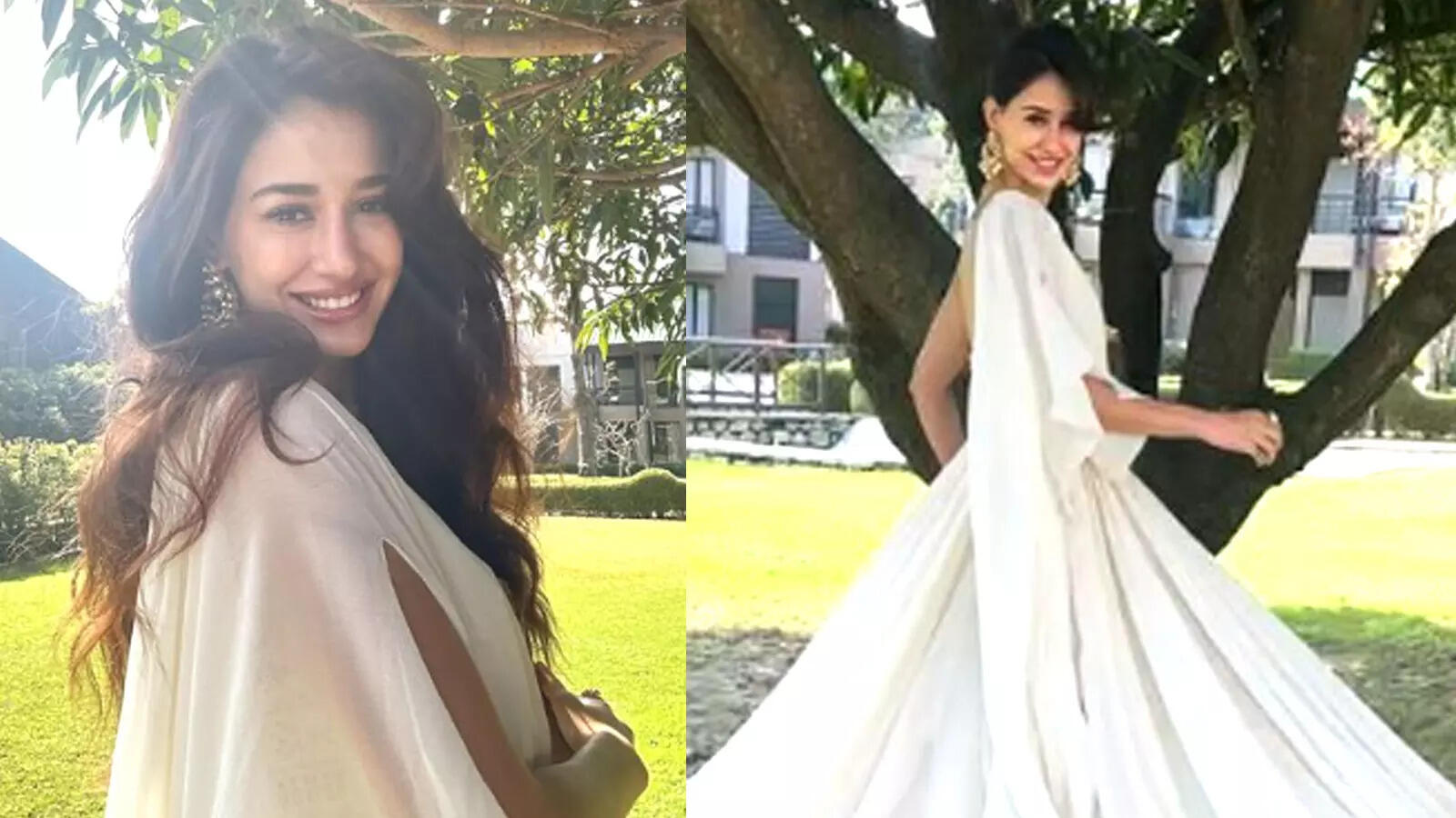 Disha Patani ditches her glamorous avatar as she stuns fans in white ...