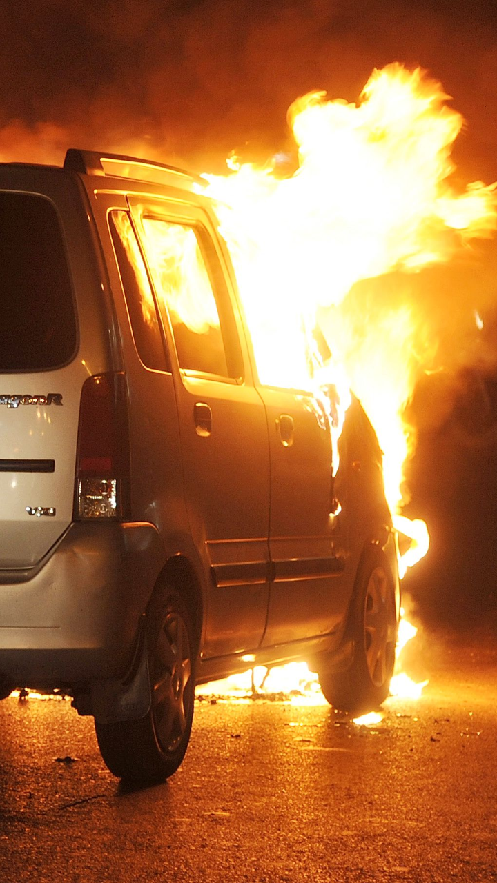 Car Explosion Background