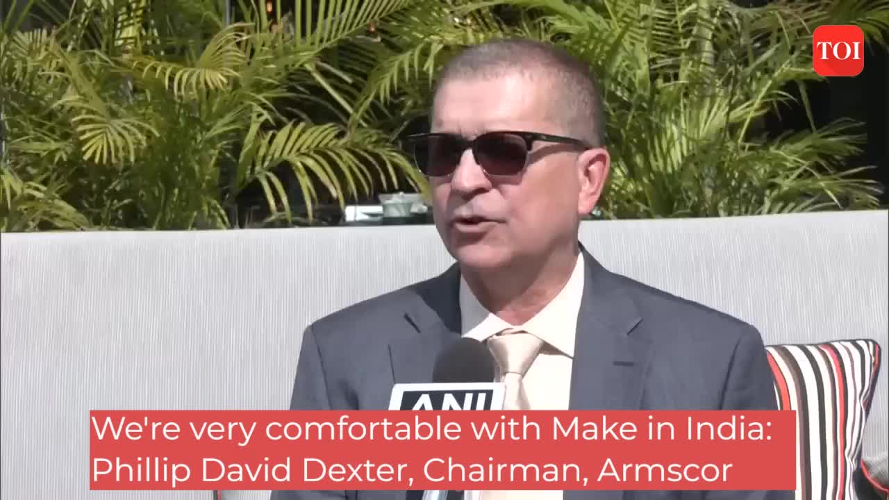 We're very comfortable with Make in India: Phillip David Dexter, Chairman, Armscor