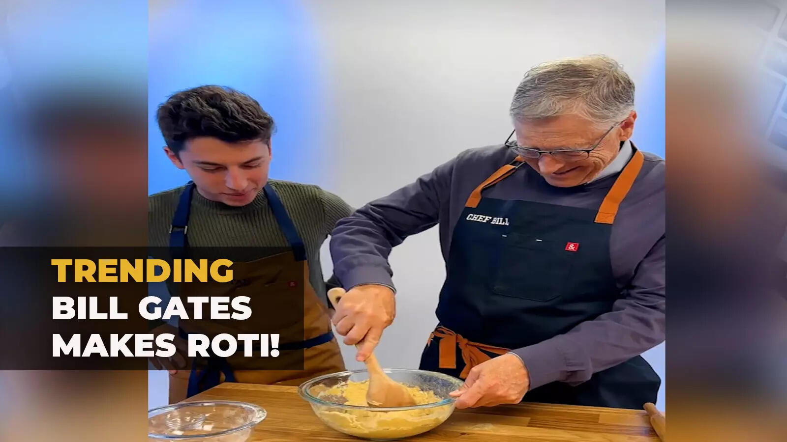 Watch: Bill Gates prepares Indian roti at home, find out how good he is ...