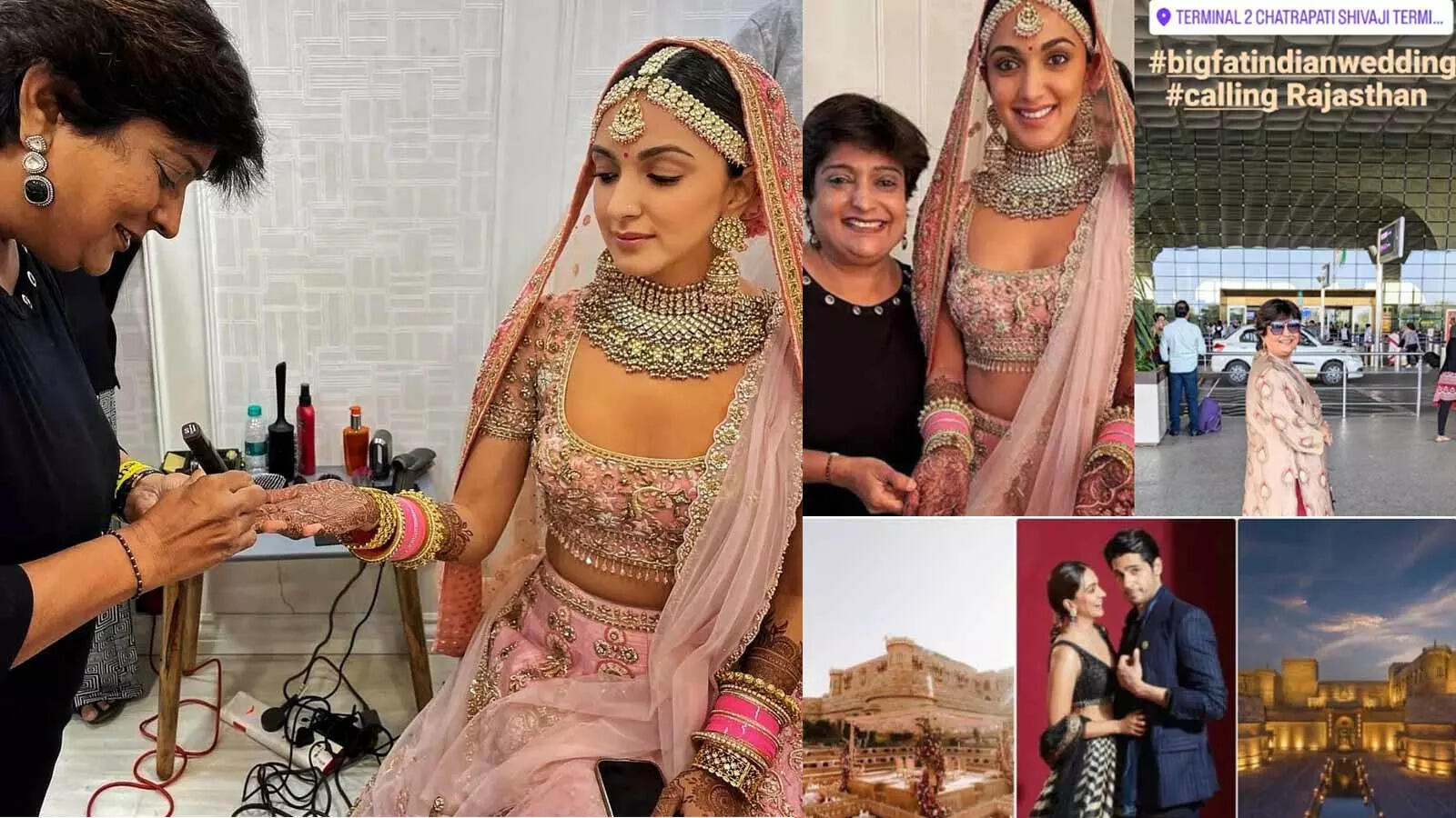 Kiara Advani-Sidharth Malhotra's GRAND wedding in Rajasthan: Celebrity mehendi artist Veena ...