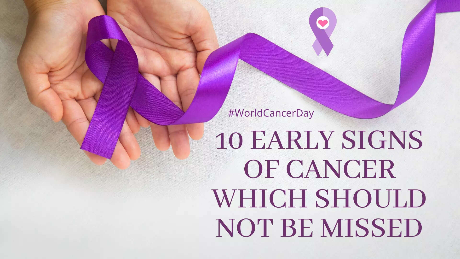 10 early signs of cancer which should not be missed