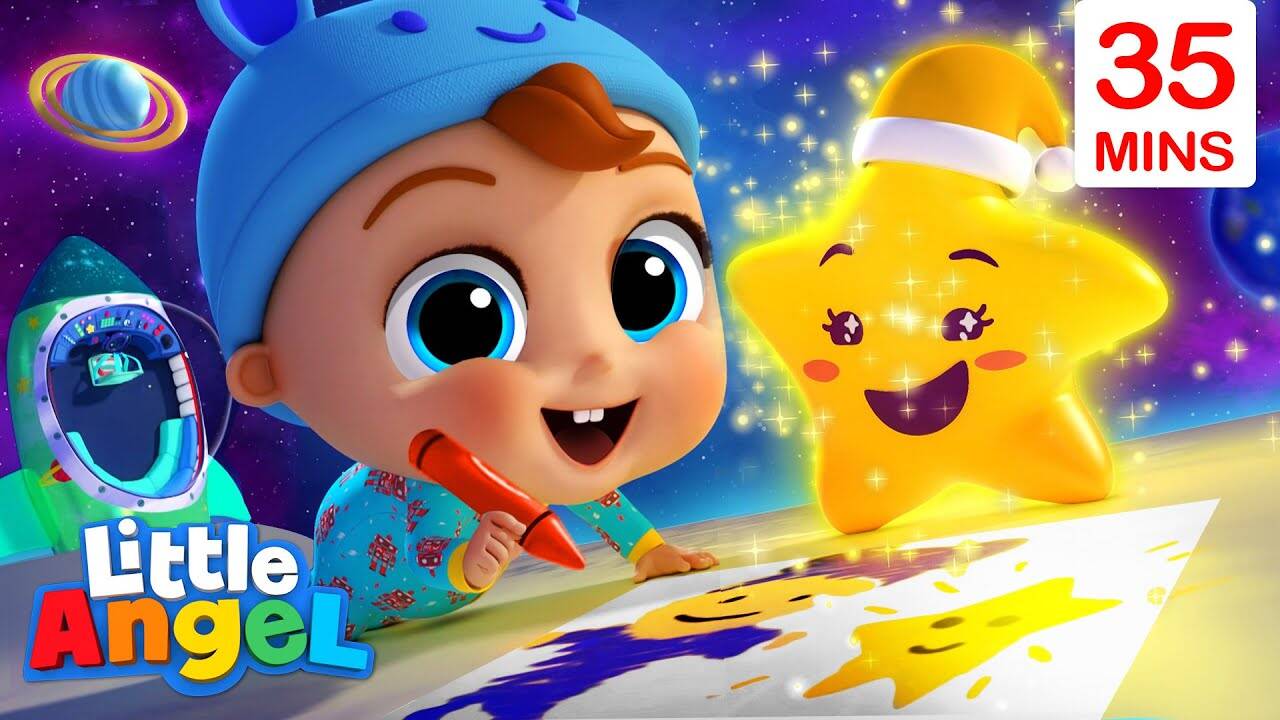 English Nursery Rhymes: Kids Video Song in English 'Twinkle Twinkle ...