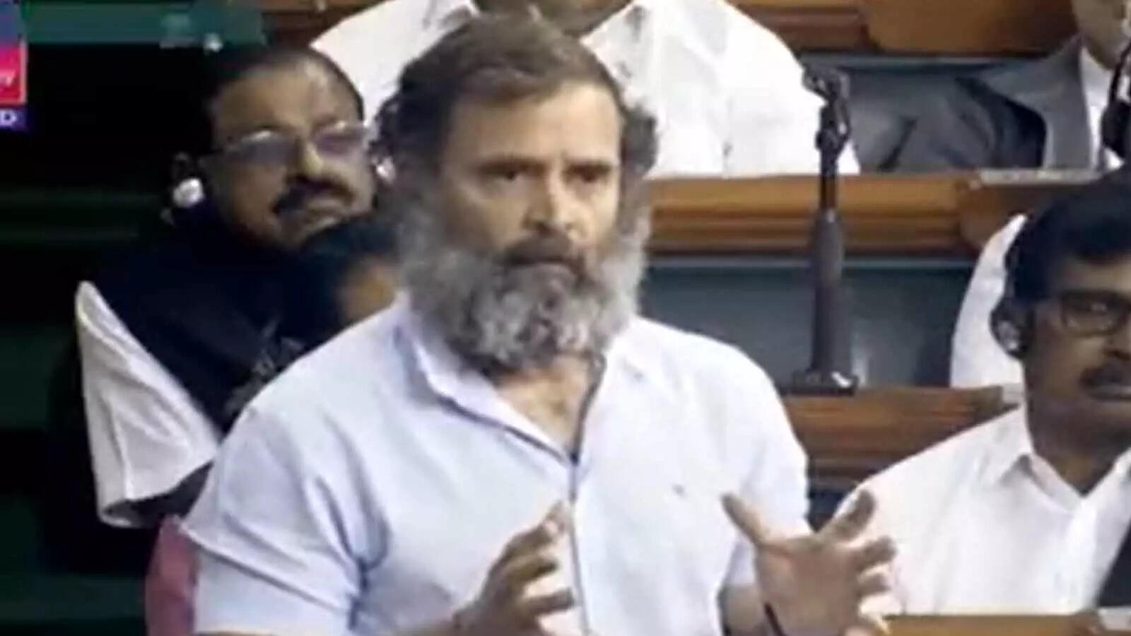 Rahul Gandhi attacks PM Modi, says rules changed to favour Adani Group