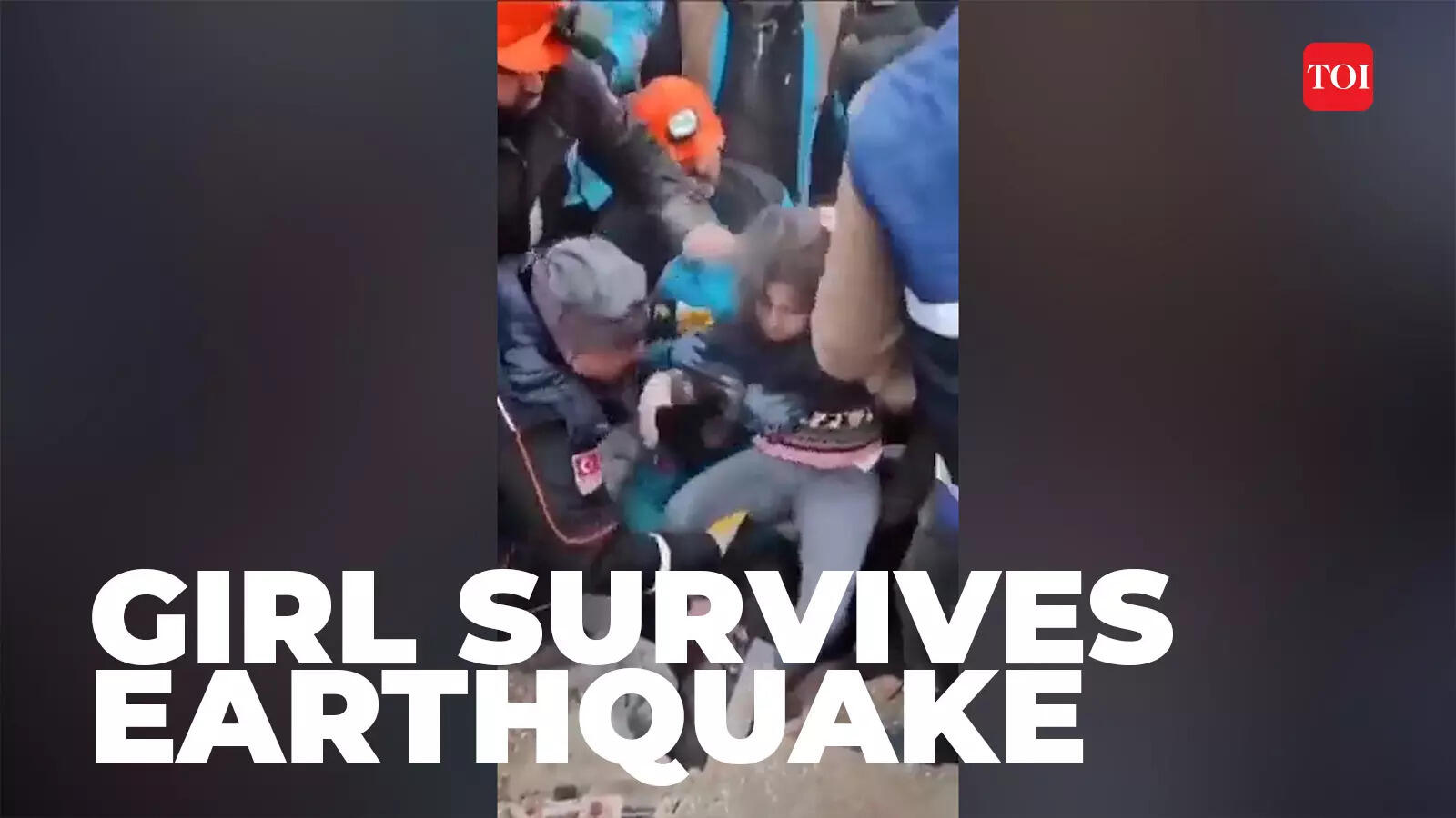 Viral: Rescue team pulls out young girl alive from rubble more than 12 ...