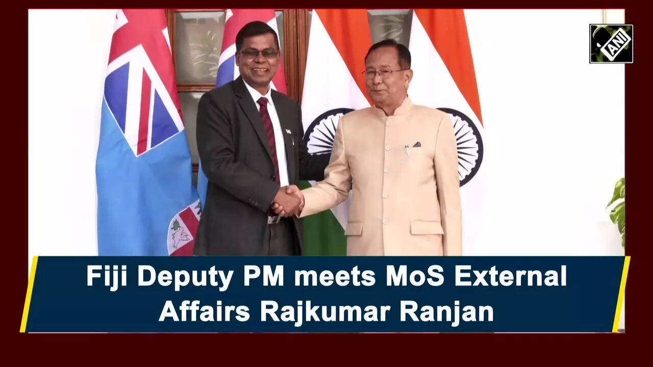 fiji: Fiji Deputy PM meets MoS External Affairs Rajkumar Ranjan