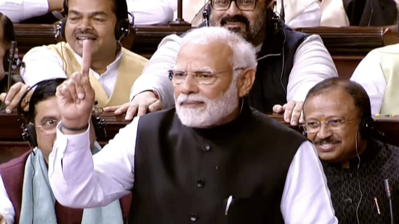 pm modi: PM Modi’s confident reply to protests MPs causing ruckus in ...