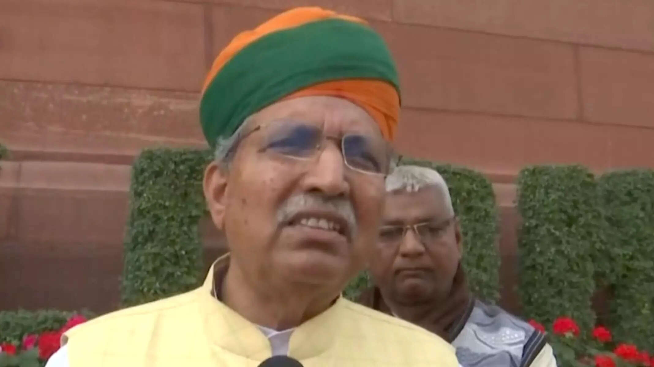 “Ashok Gehlot is trying to save his chair” said Arjun Ram Meghwal on ...