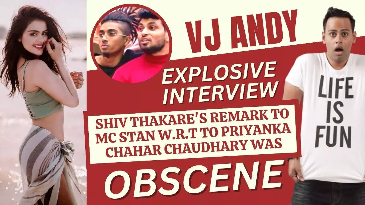 bigg boss: Bigg Boss 16: VJ Andy calls out Shiv Thakare's comment w.r.t Priyanka Chahar ...