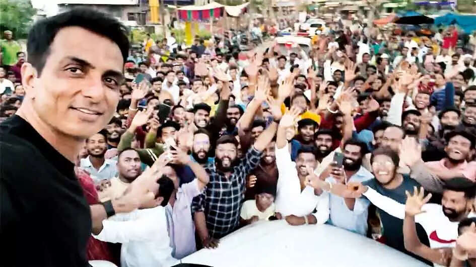 I request fans to build schools or hospitals instead of temples ...