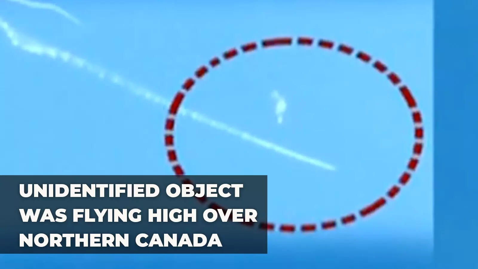 'unidentified object' over northern canada: US warplane shot down ...