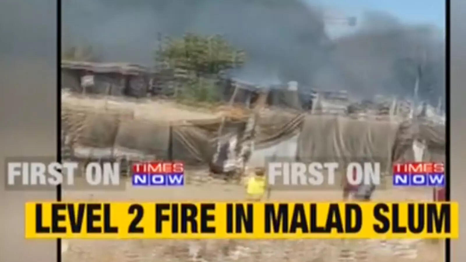 Fire at shanties in the Malad area of Mumbai; no casualty reported yet