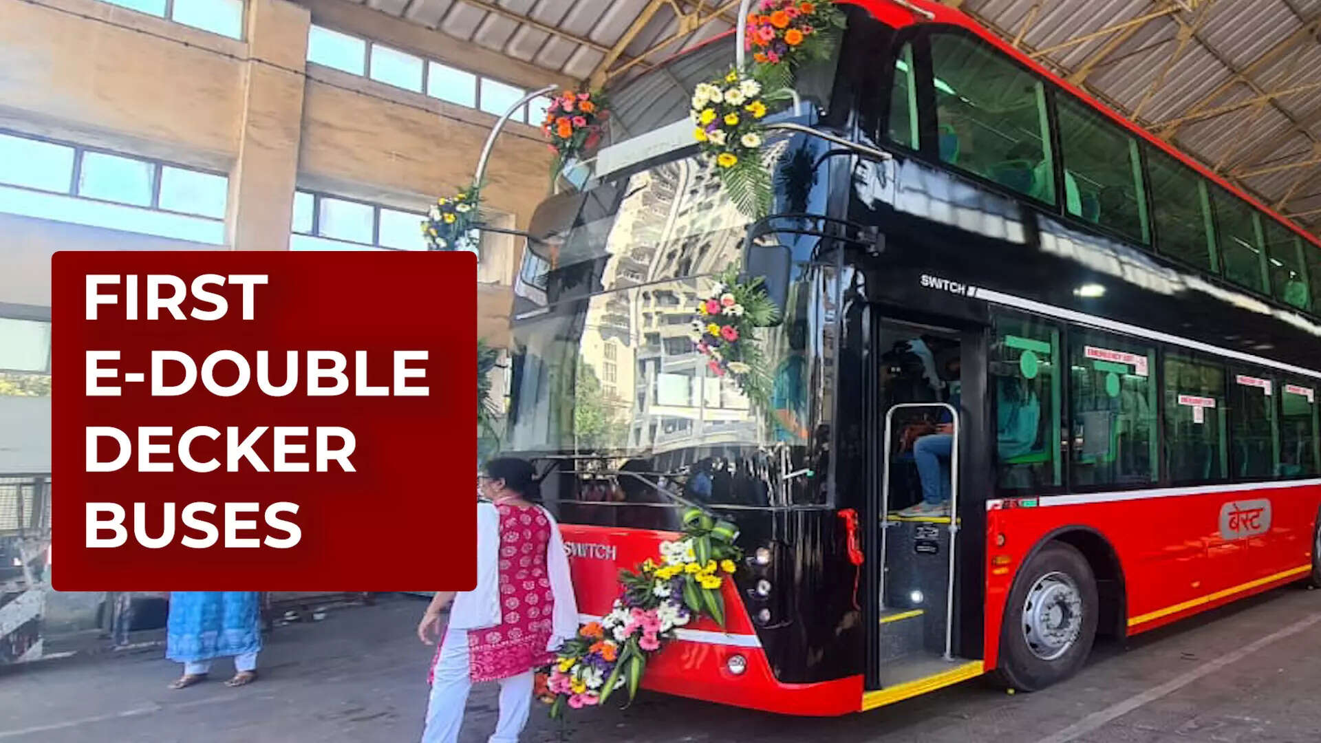 First electric double decker buses inducted in Mumbai
