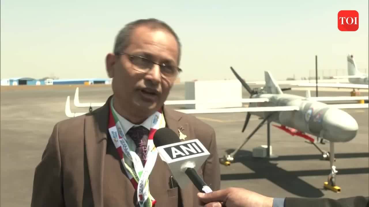 Aero India exhibition witnesses display of Made-in-India drone