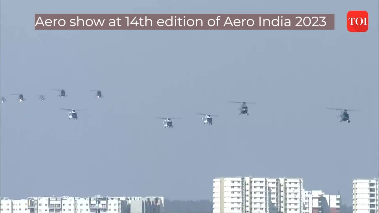 Aero Show at 14th edition of Aero India 2023