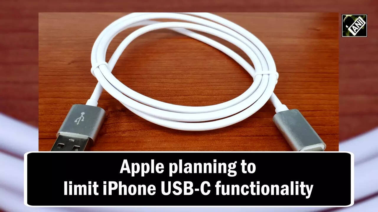Apple planning to limit iPhone USB-C functionality