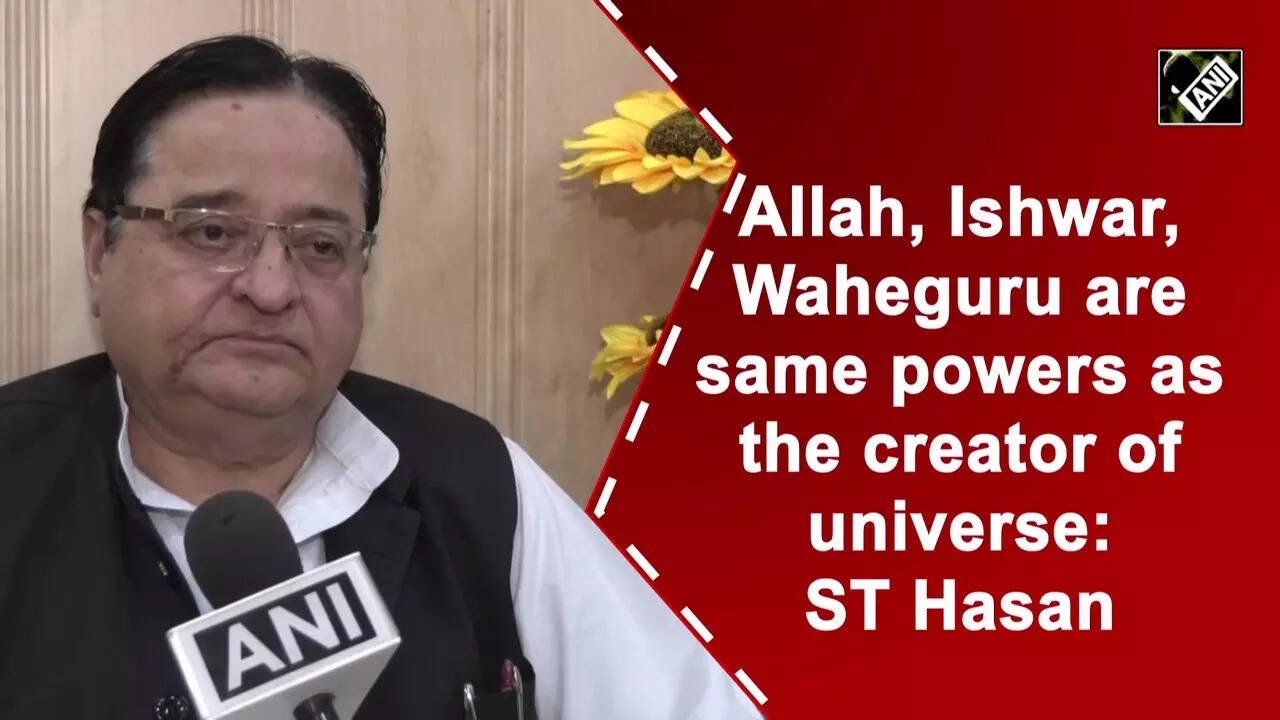 st hasan: Allah, Ishwar, Waheguru are same powers as the creator of ...