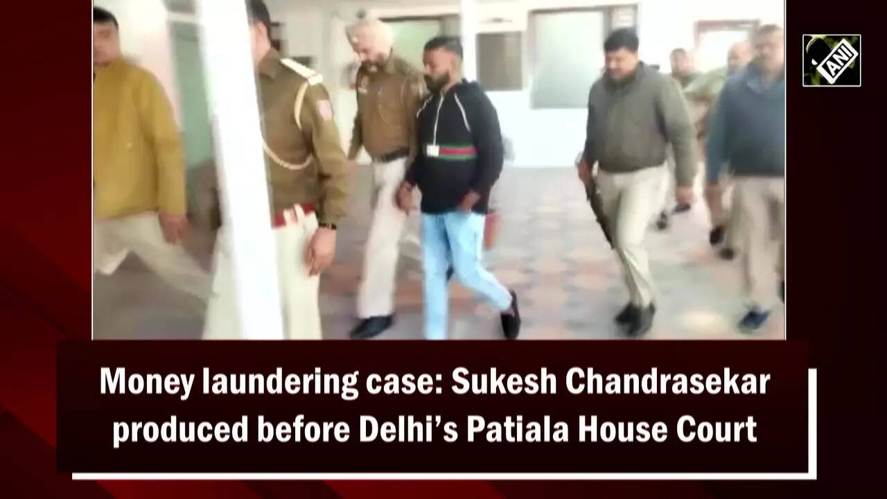 Money laundering case: Sukesh Chandrasekar produced before Delhi’s ...