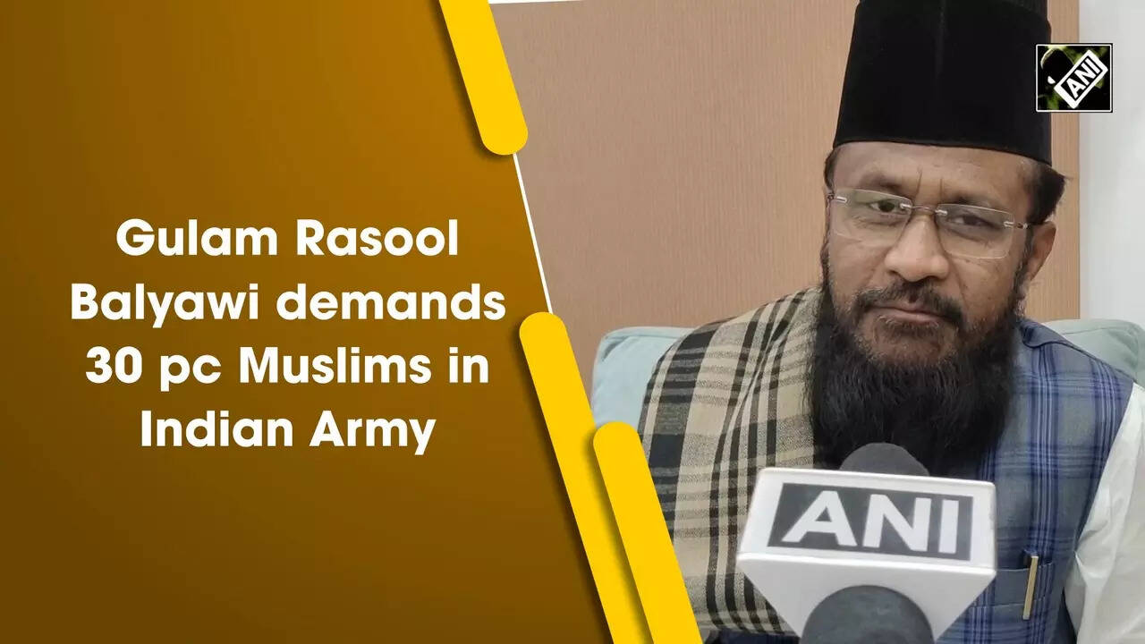 gulam rasool balyawi: Gulam Rasool Balyawi demands 30 pc Muslims in ...