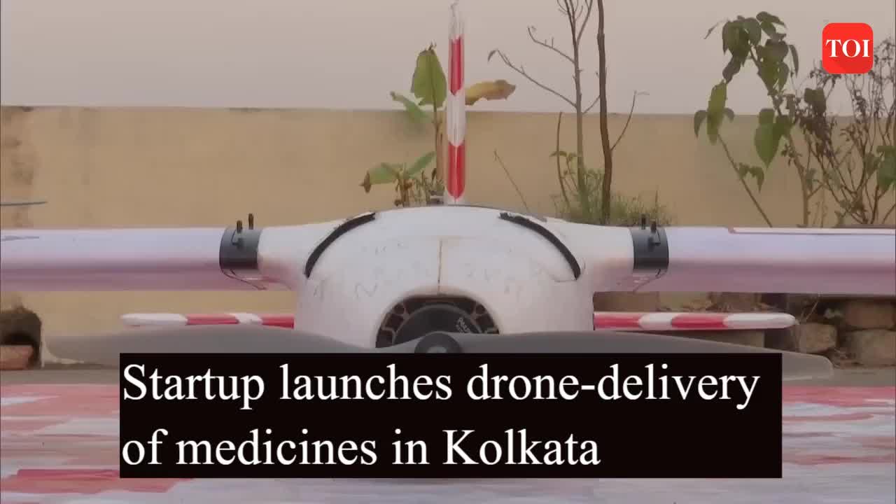 Startup launches drone-delivery of medicines in Kolkata