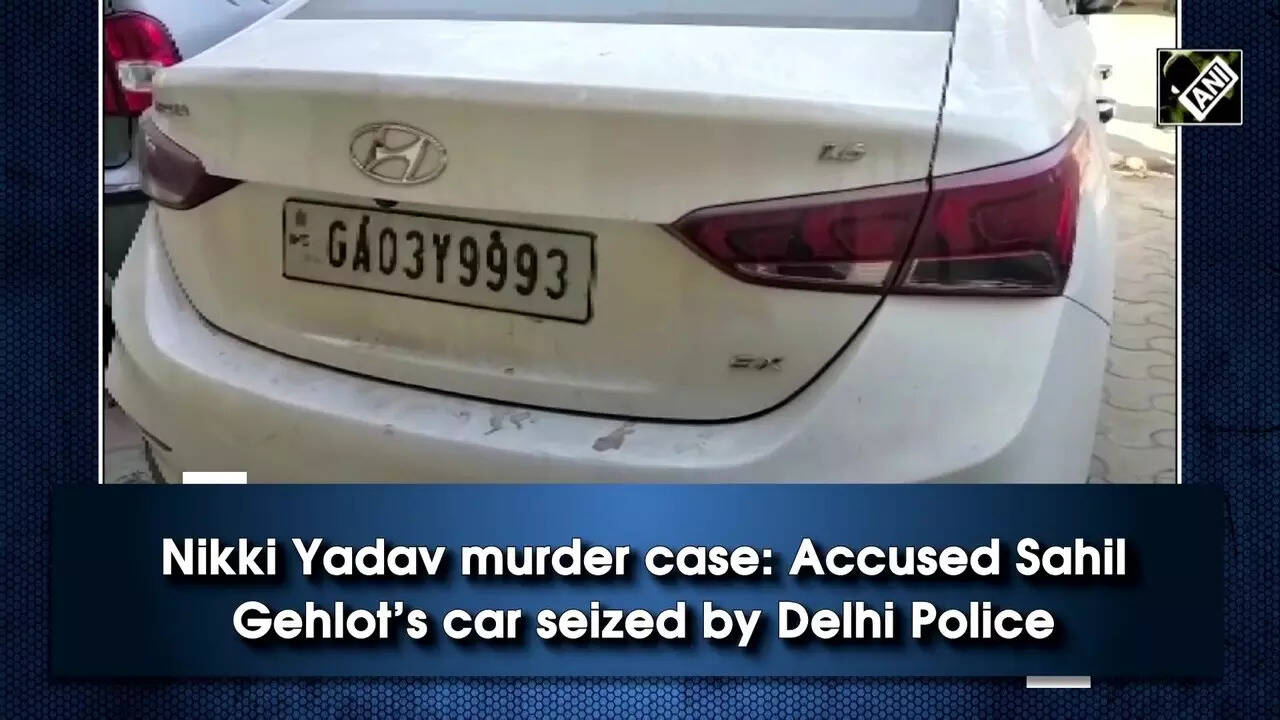 sahil: Nikki Yadav murder case: Accused Sahil Gehlot’s car seized by ...