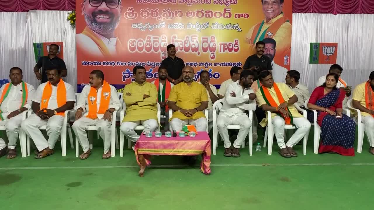 bjp mp arvind dharmapuri: BRS stopping Centre’s welfare schemes in Telangana: BJP MP Arvind ...