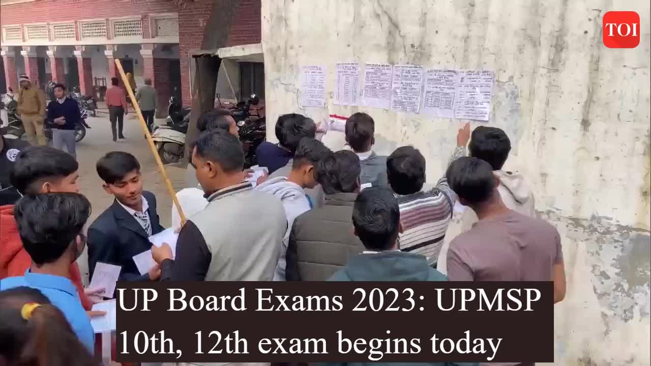 UP Board Exams 2023: UPMSP 10th, 12th exam begins today