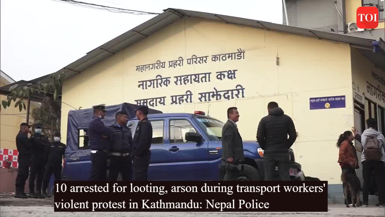 10 arrested for looting, arson during transport workers' violent ...