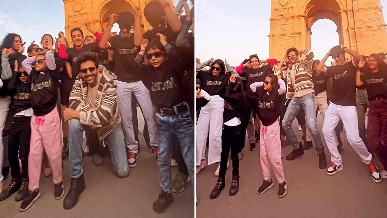 Kartik Aaryan unveils 'Shehzada' title track in style at India Gate